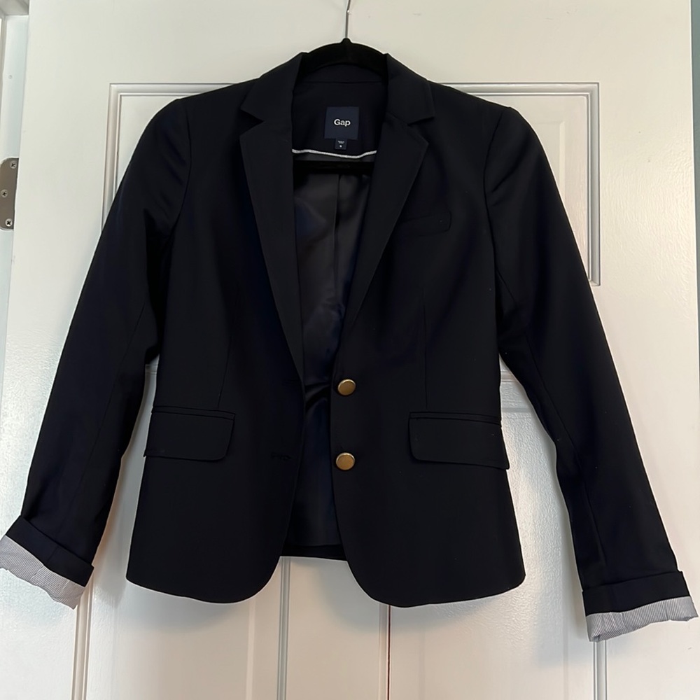 Navy Blue Business Formal Blazer, Worn Twice. - Gem